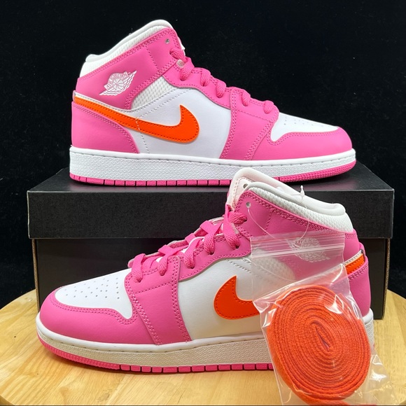Jordan | Shoes | Air Jordan Mid Pinksicle Orange Dx324681 Gs Sizes ...